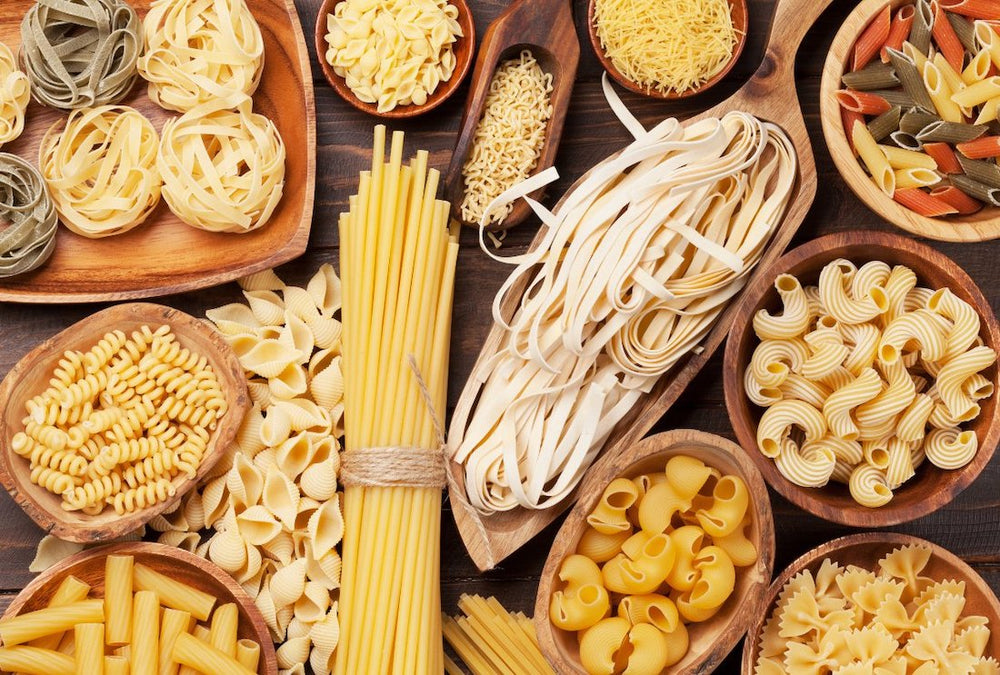 Alle verschillende soorten pasta